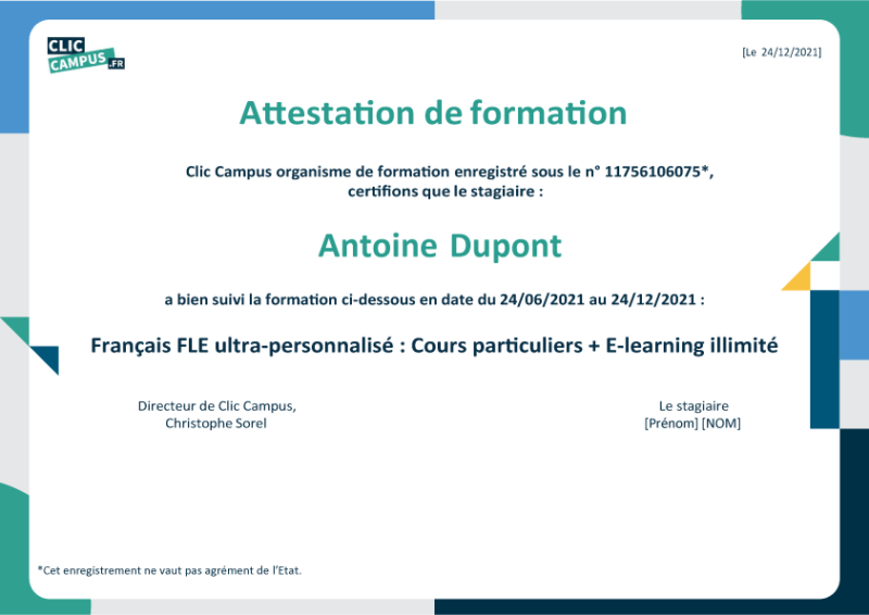 Formation au français FLE CPF En Ligne - Ultra-Personnalisée Formation au français FLE CPF En Ligne - Ultra-Personnalisée